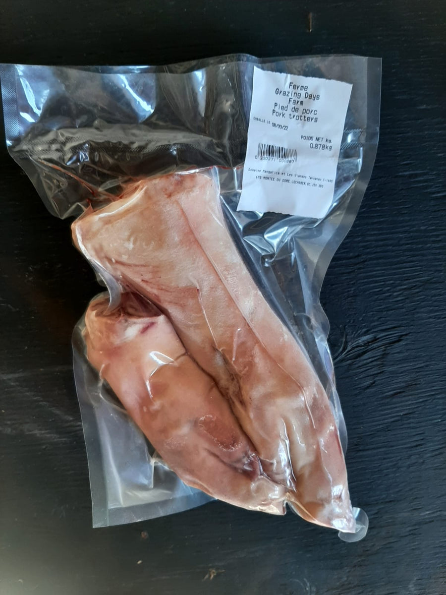 Pork Trotters from pastured pork – Grazing Days